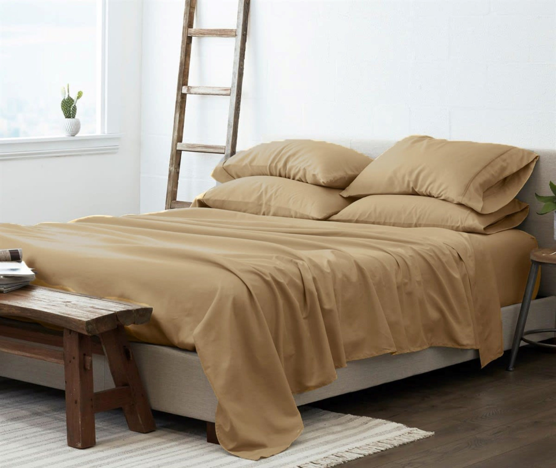 NY Textile Haus Luxury Rayon from Microfiber Sheet Set & Reviews ...