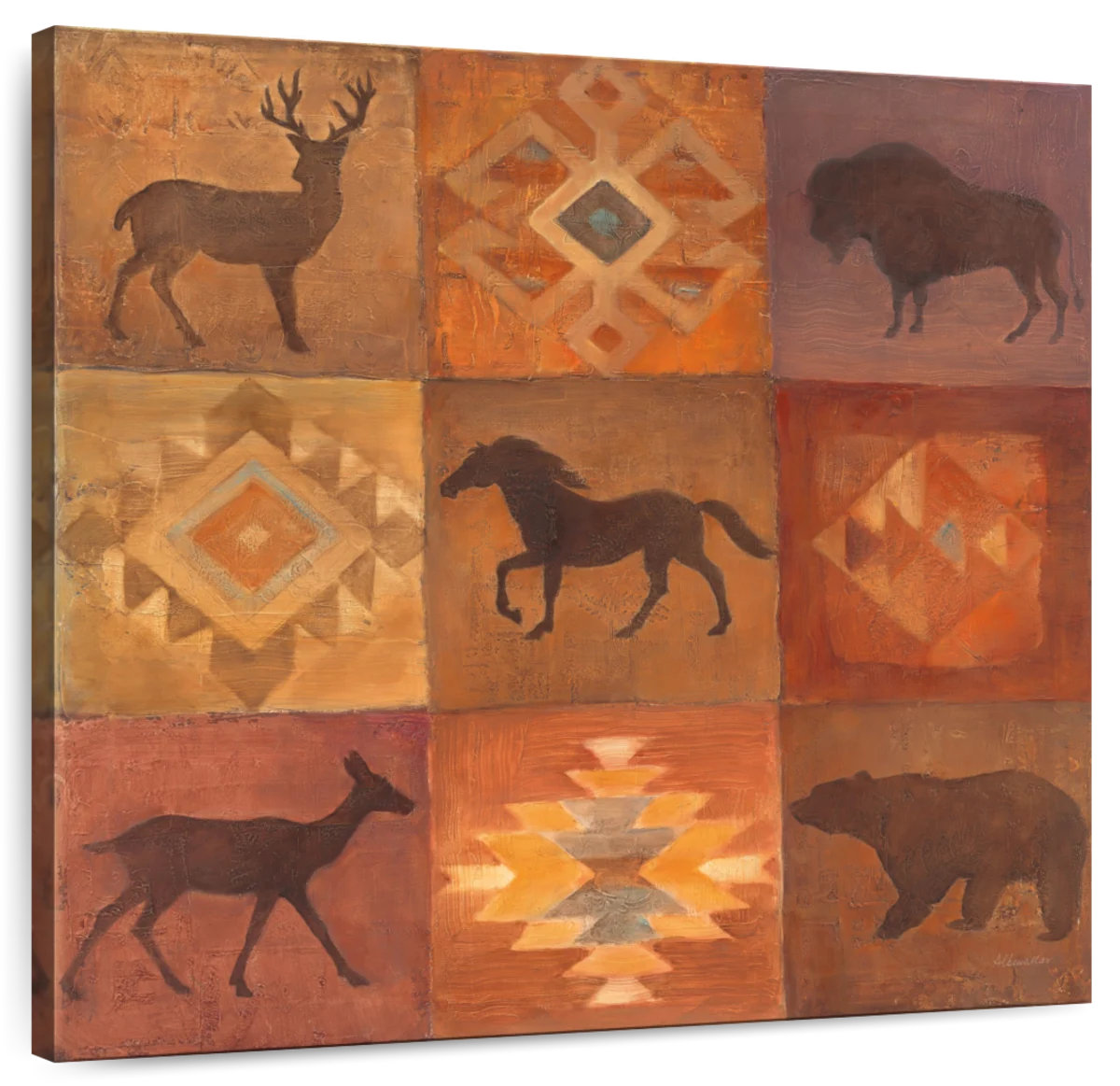 Millwood Pines Desert Sunset Animals | Wayfair