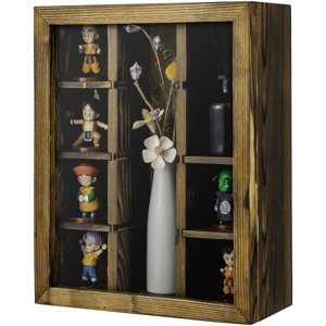 MyGift Solid Wood Shadow Box Trophy Display Case | Wayfair