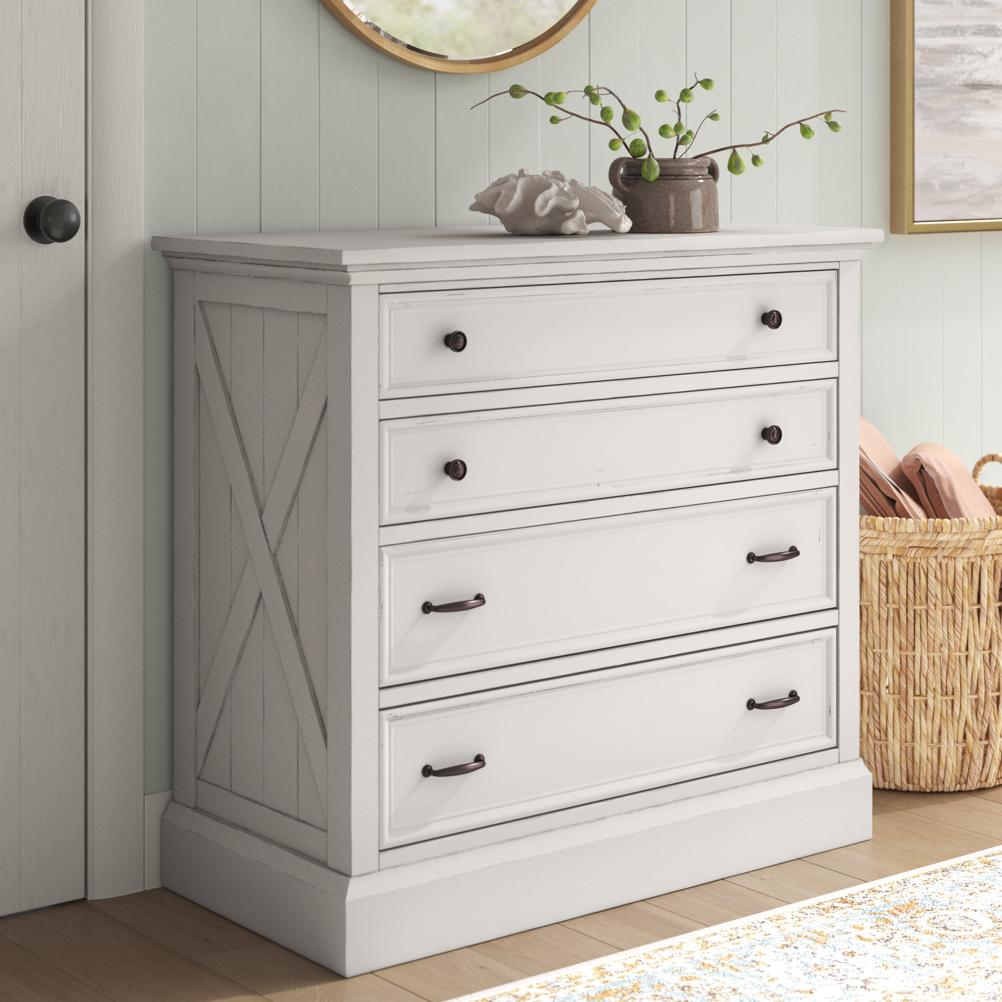 Sand & Stable Commode 4 tiroirs Lana & Reviews - Wayfair Canada