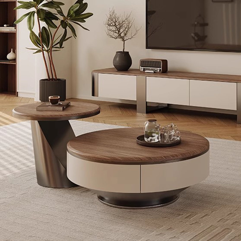 Hokku Designs Light luxury simple modern coffee table set | Wayfair