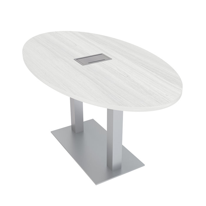 Skutchi Designs, Inc. 6 Ft Oval Shaped Conference Table with Power And ...