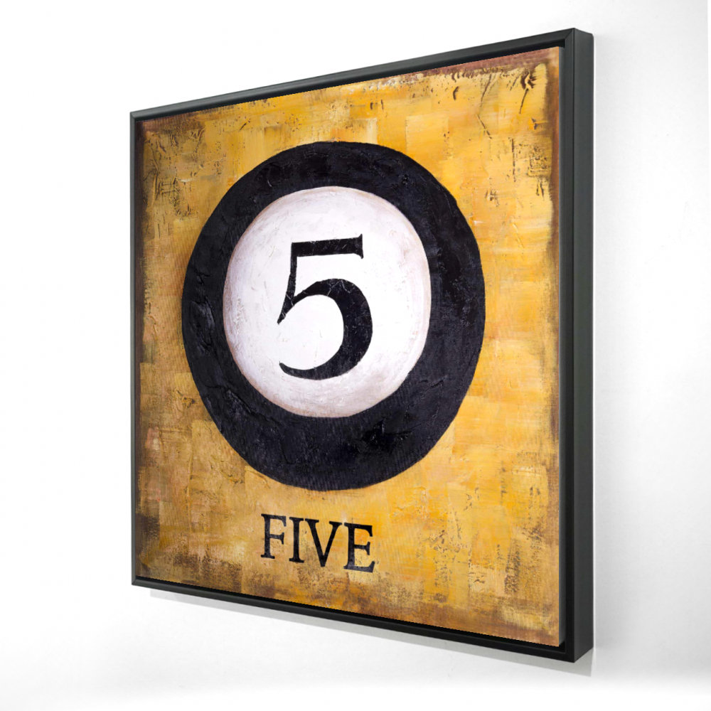 Begin Edition International Inc. " Billiard Ball No5 " on Canvas | Wayfair