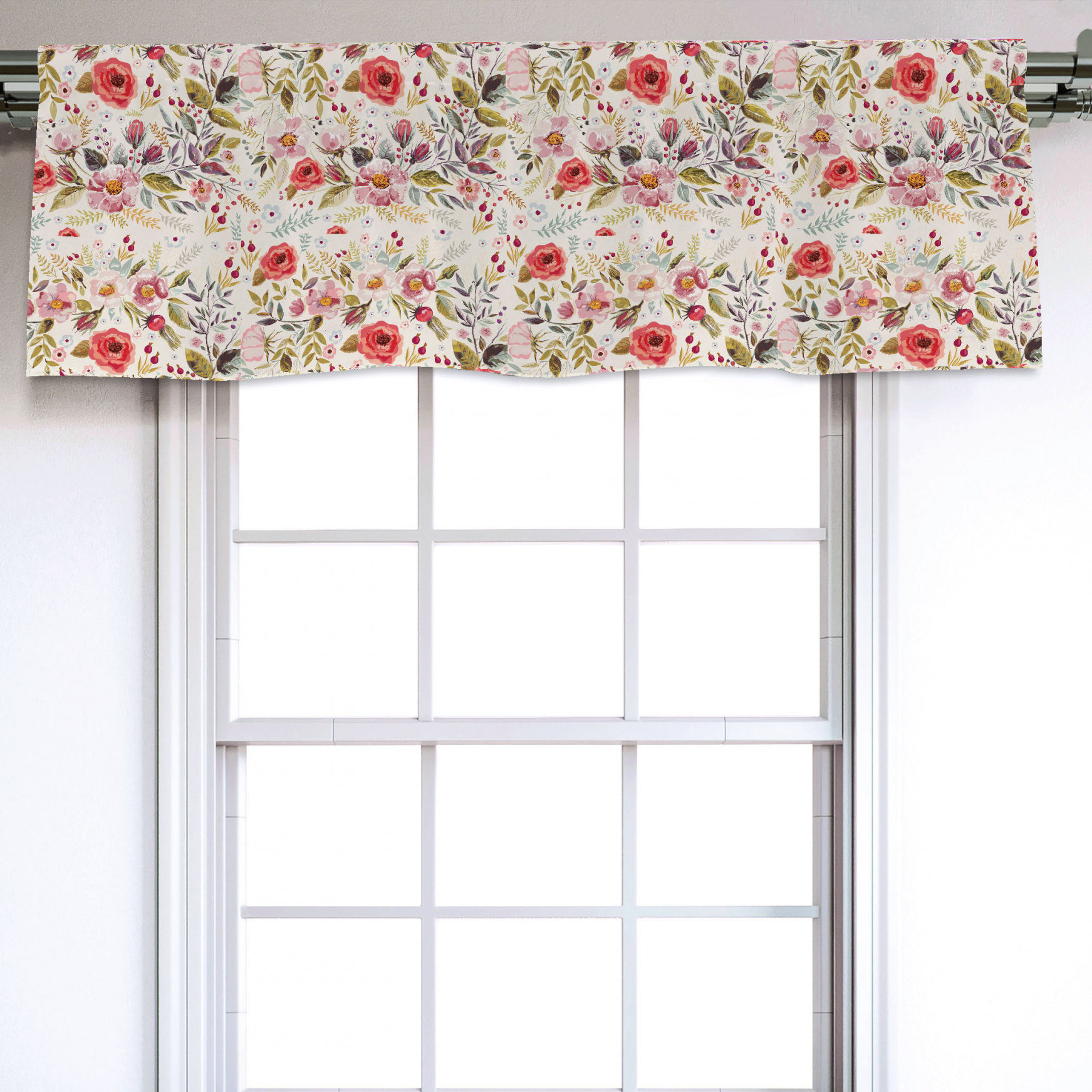 East Urban Home Spring 54" Window Valance | Wayfair