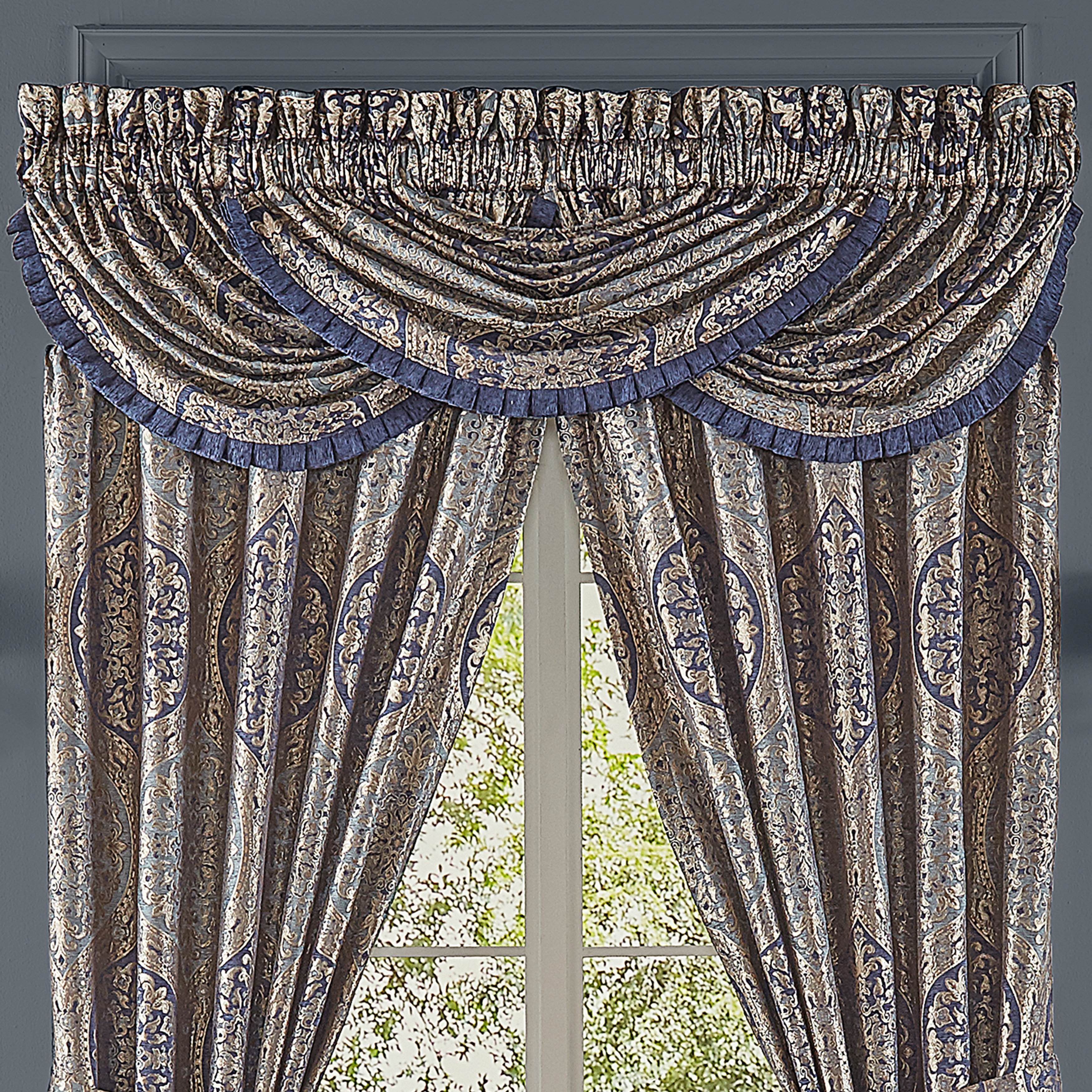 J. Queen New York Botticelli Window Waterfall Valance | Wayfair