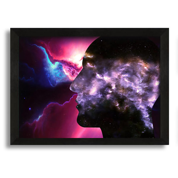 Ivy Bronx Face of the Universe - Picture Frame Graphic Art on Canvas ...
