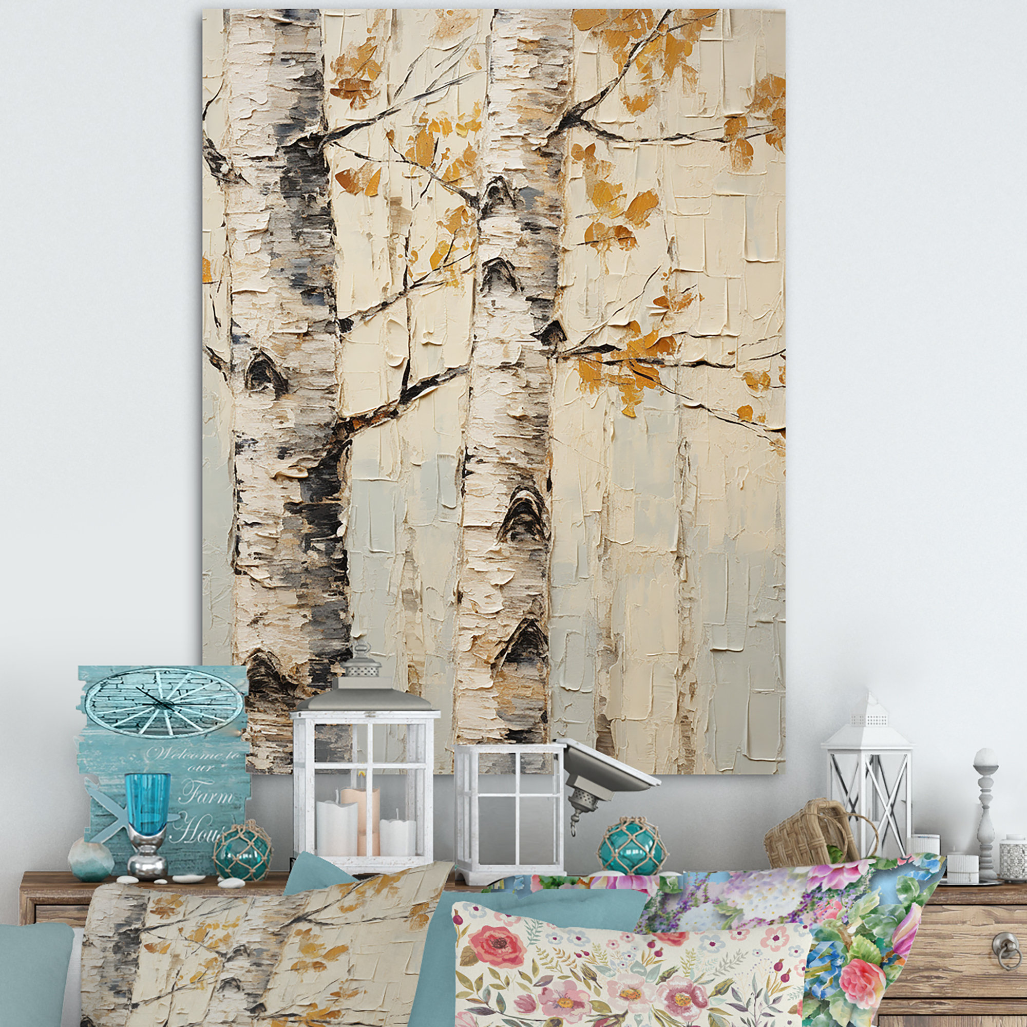 Lark Manor™ Tree American Basswood III - Tree Wall Art | Wayfair