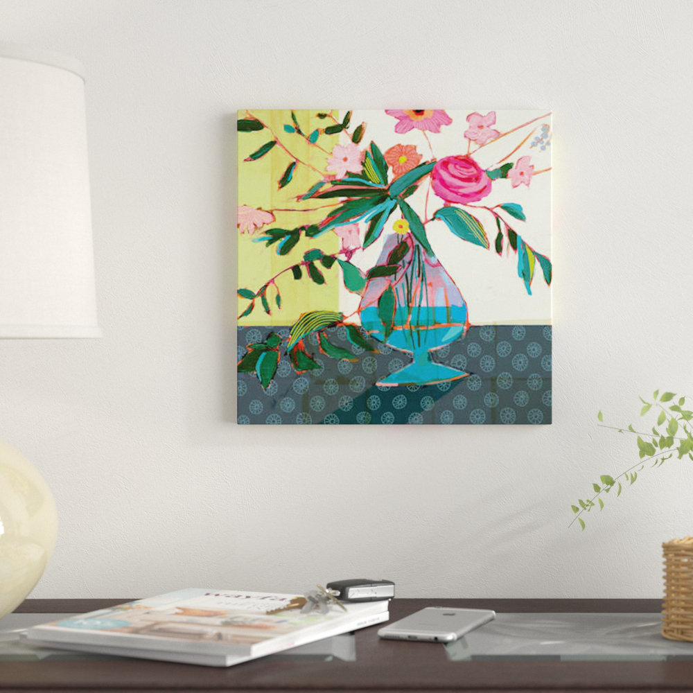 East Urban Home 'Fanciful Flowers II' Print on Canvas - Wayfair Canada