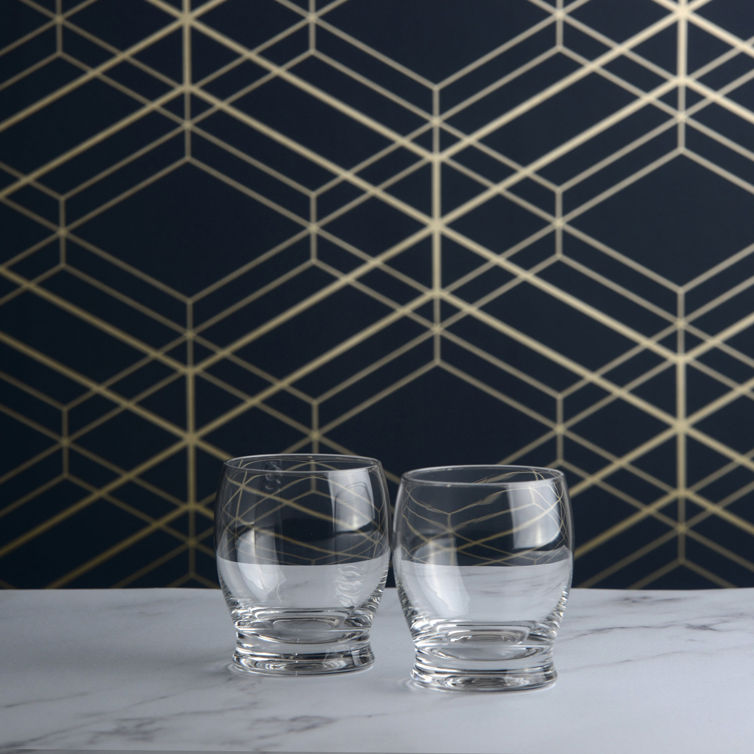 Anton Studio Designs Manhattan 11.75oz. Glass Drinking Glass Glassware ...