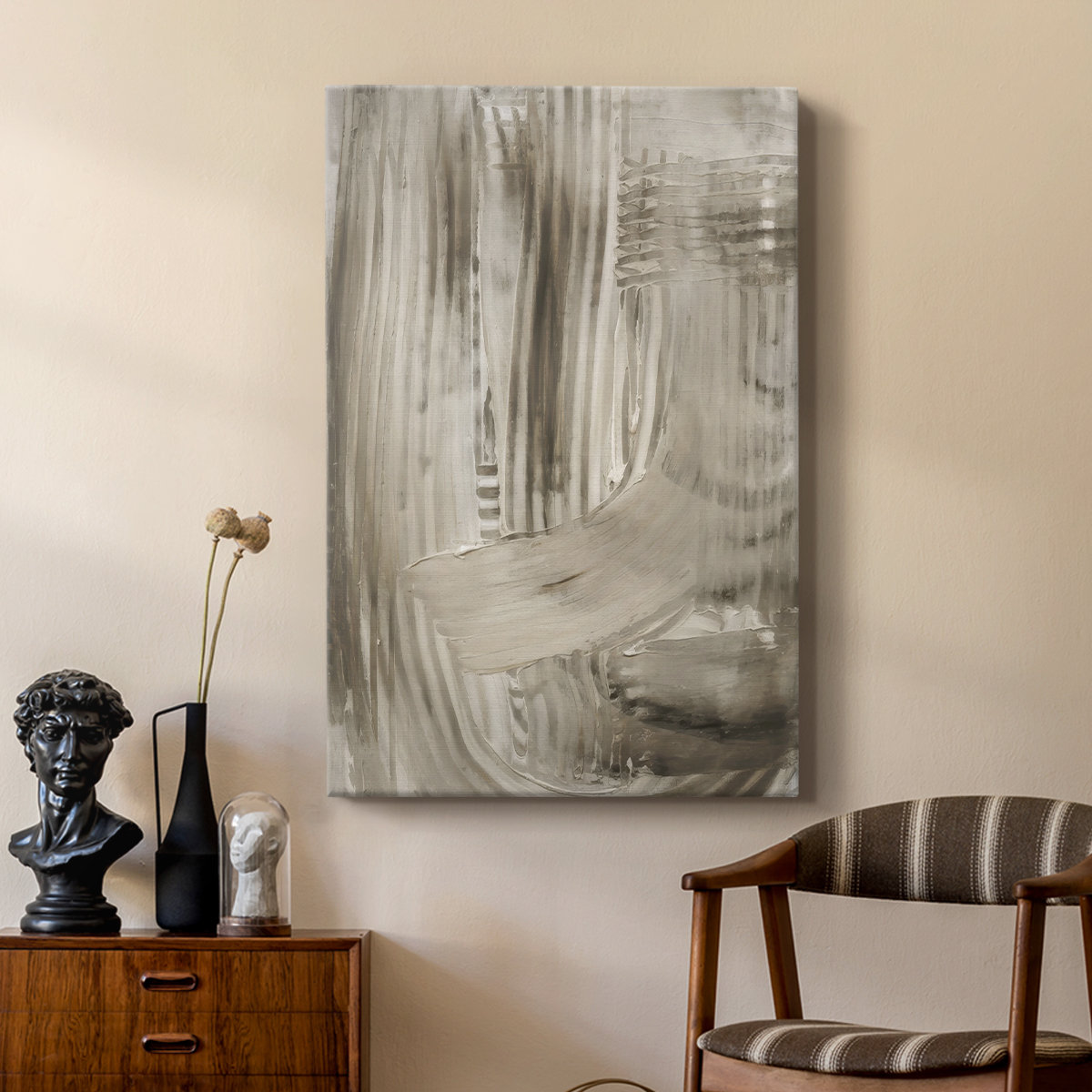 Latitude Run® Earth Markings I -Custom Wrapped Gallery Cavas - Wayfair ...