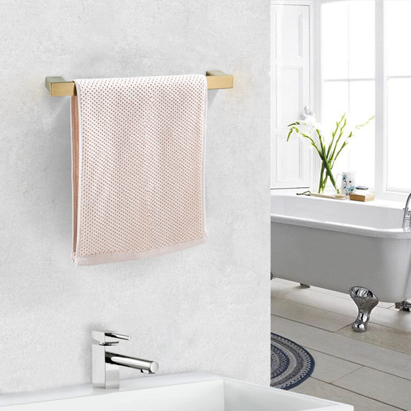 PRIMEX CABINETRY, INC. 12 Inch Gold Towel Bar, Brushed Gold Towel Rack ...