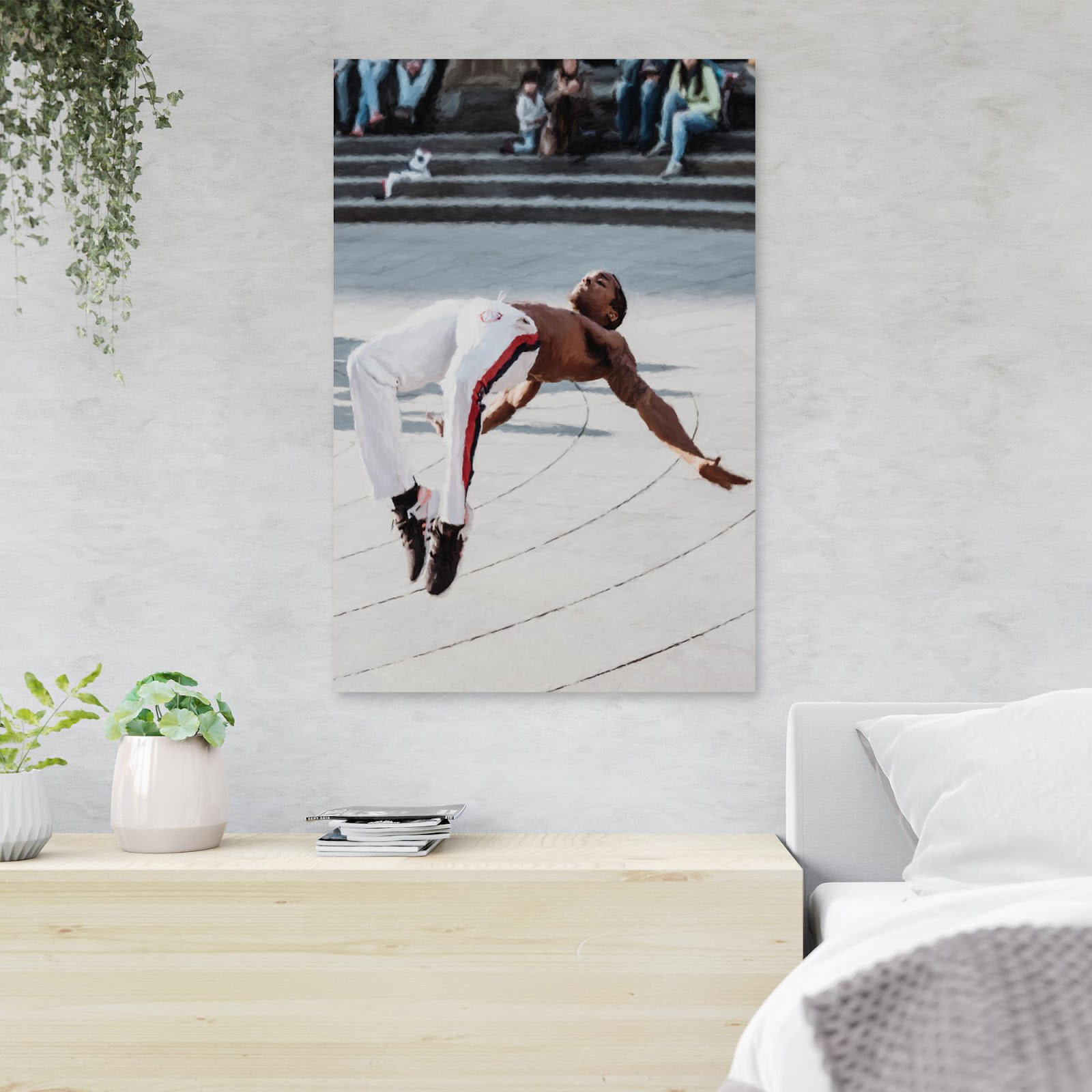 Latitude Run® " Man Doing Acrobat Trick In Front Of People " - Wayfair ...