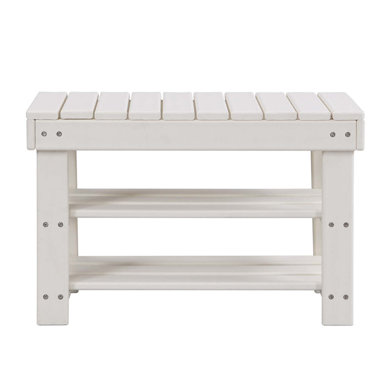 Ebern Designs Belem HDPE Storage Bench & Reviews | Wayfair