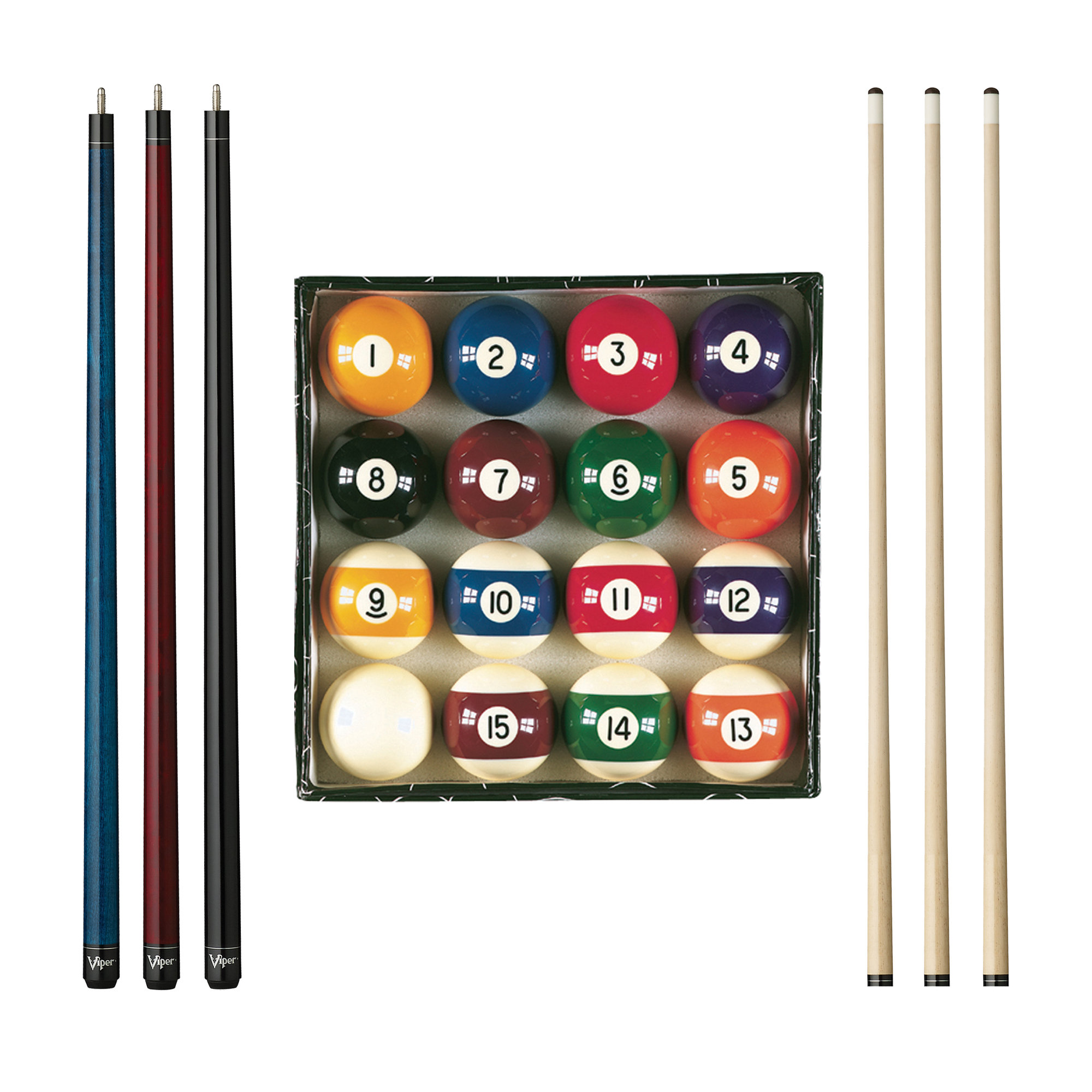 Viper 16-Piece Billiard Master Pool Ball Set | Wayfair