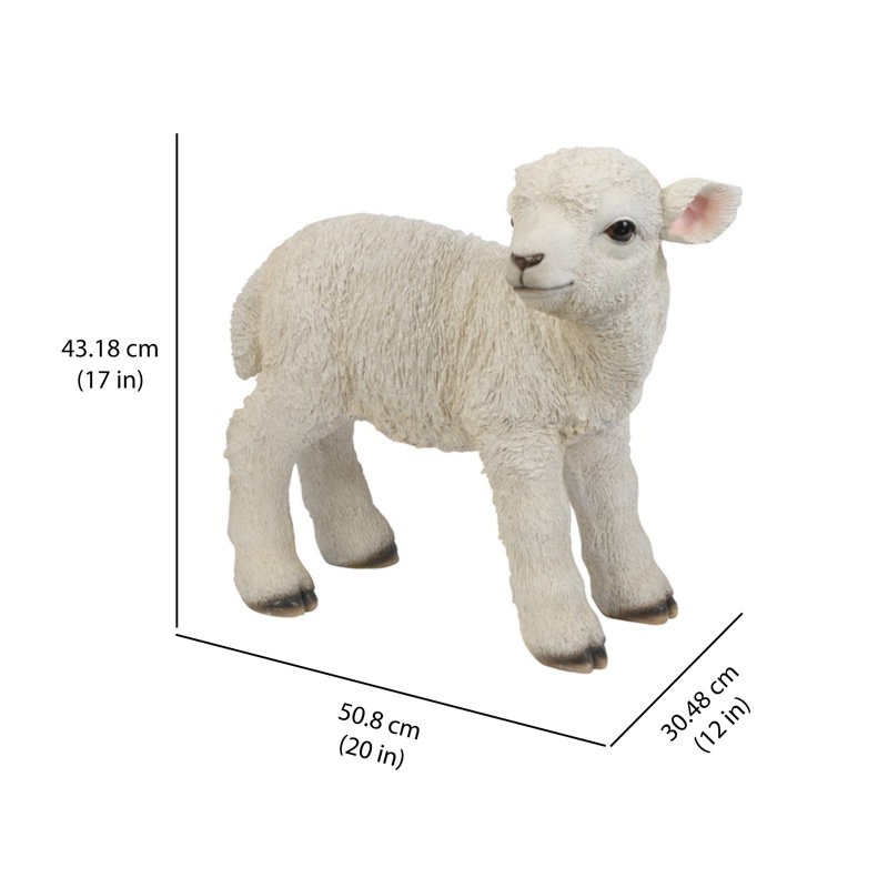 Hi-Line Gift Ltd. Standing Lamb Figurine & Reviews | Wayfair