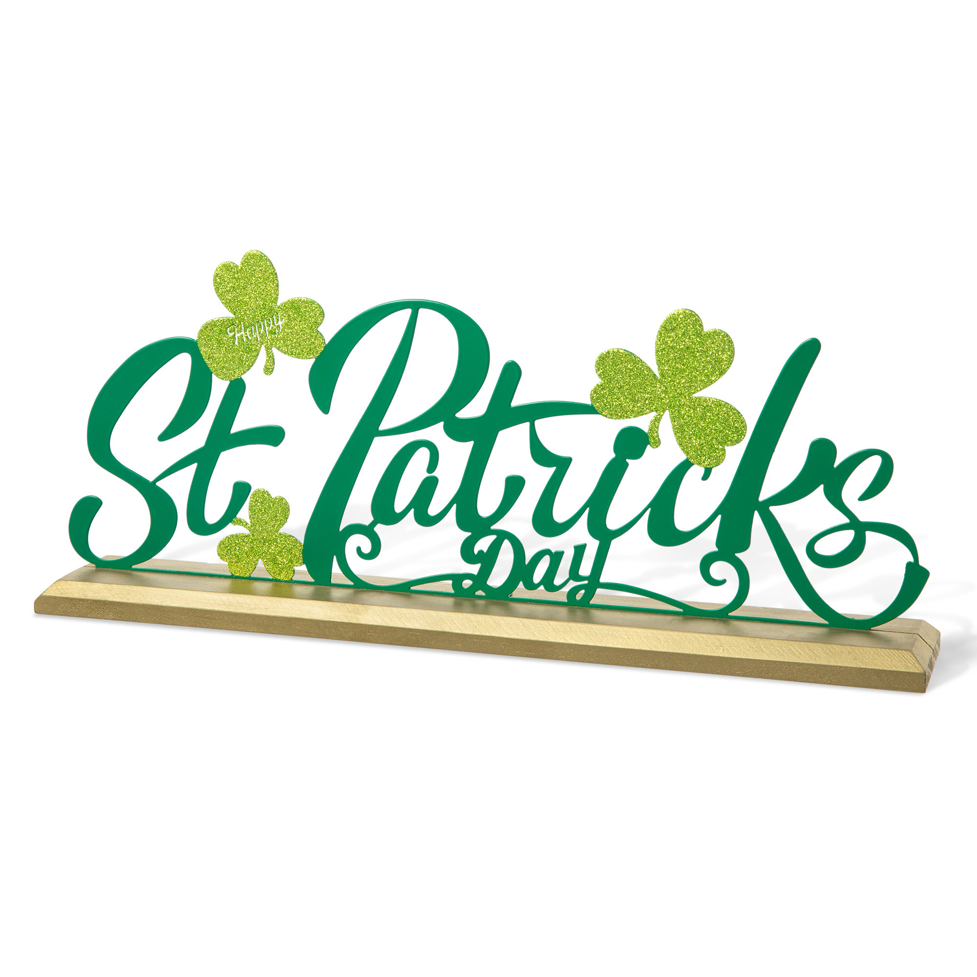 The Holiday Aisle® Table Decor 16"L St.Patrick's Metal Table Decor ...