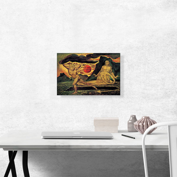 ARTCANVAS " The Body Of Abel Found By Adam And Eve " by William Blake ...