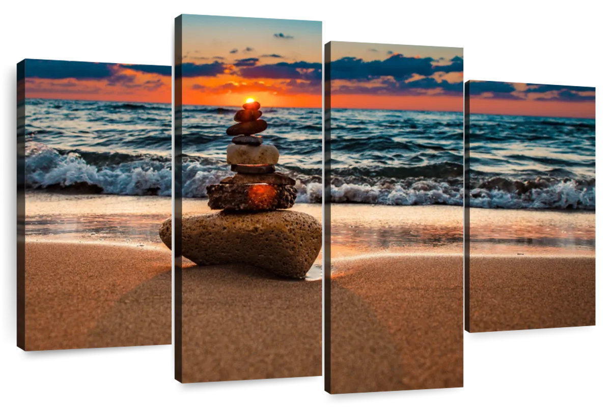 Bungalow Rose Kerrick Zen Sunset Balance | Wayfair