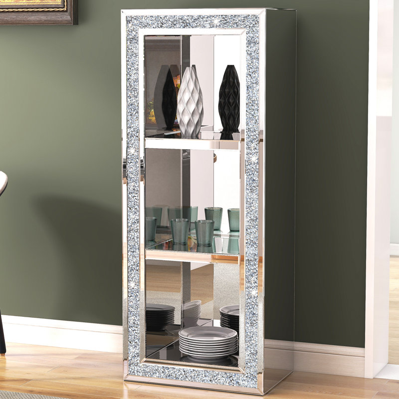 mirrored display stand