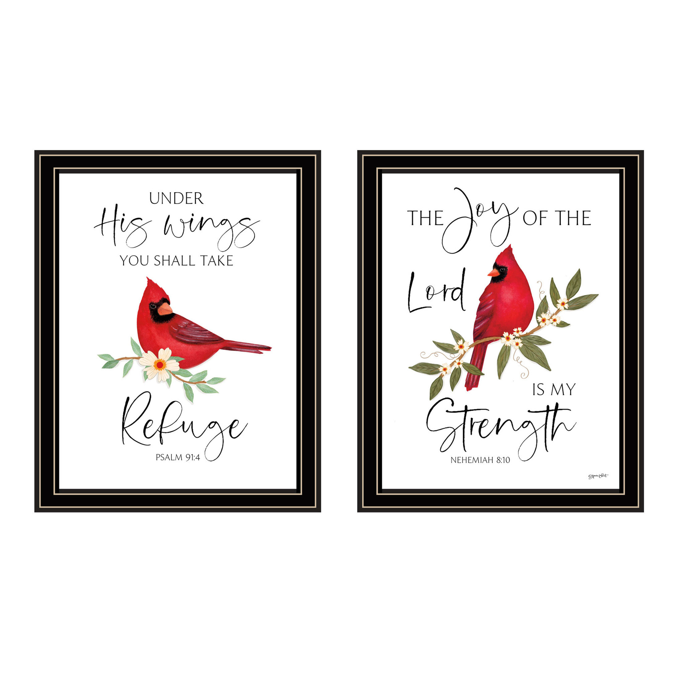The Holiday Aisle® Trendy Decor 4U 2- Piece Vignette The Lord Is MY ...