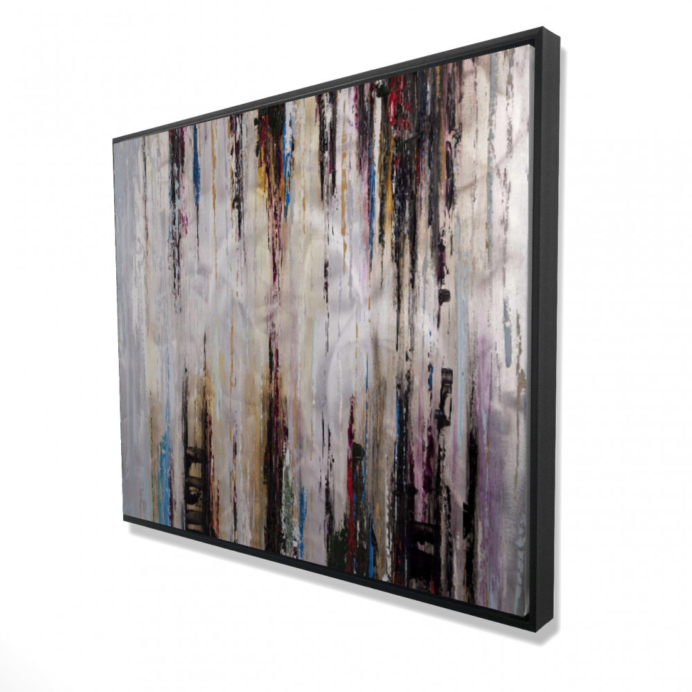 Begin Edition International Inc. " Abstract Runny Paint " on Canvas ...