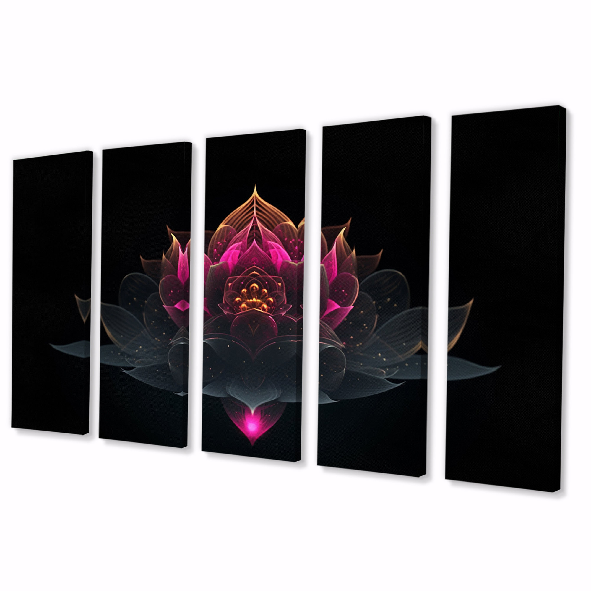 Dakota Fields Lotus Magical Luminiscent Blossoming V - Lotus Wall Art ...