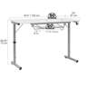 Sew Ready Rollaway 40.25" x 20" Foldable Sewing Table with Sewing ...