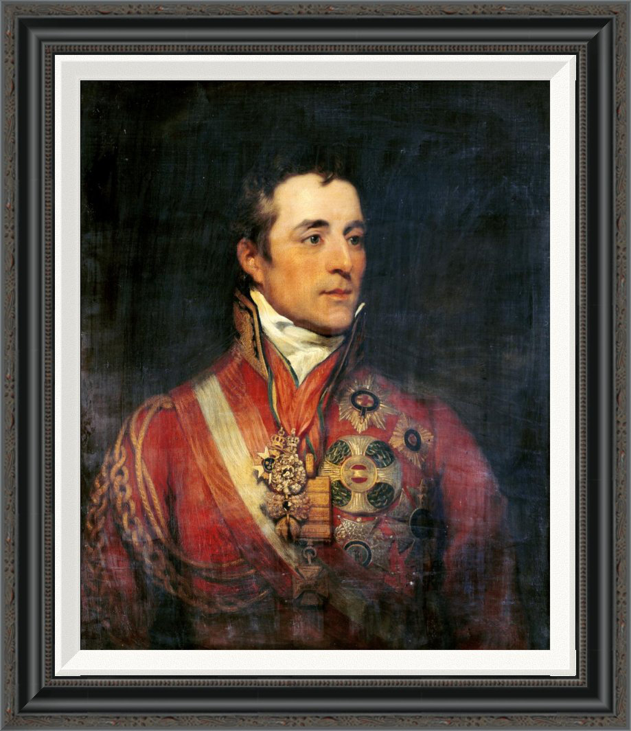 Global Gallery 'The Duke of Wellington' by Thomas Phillips Framed ...