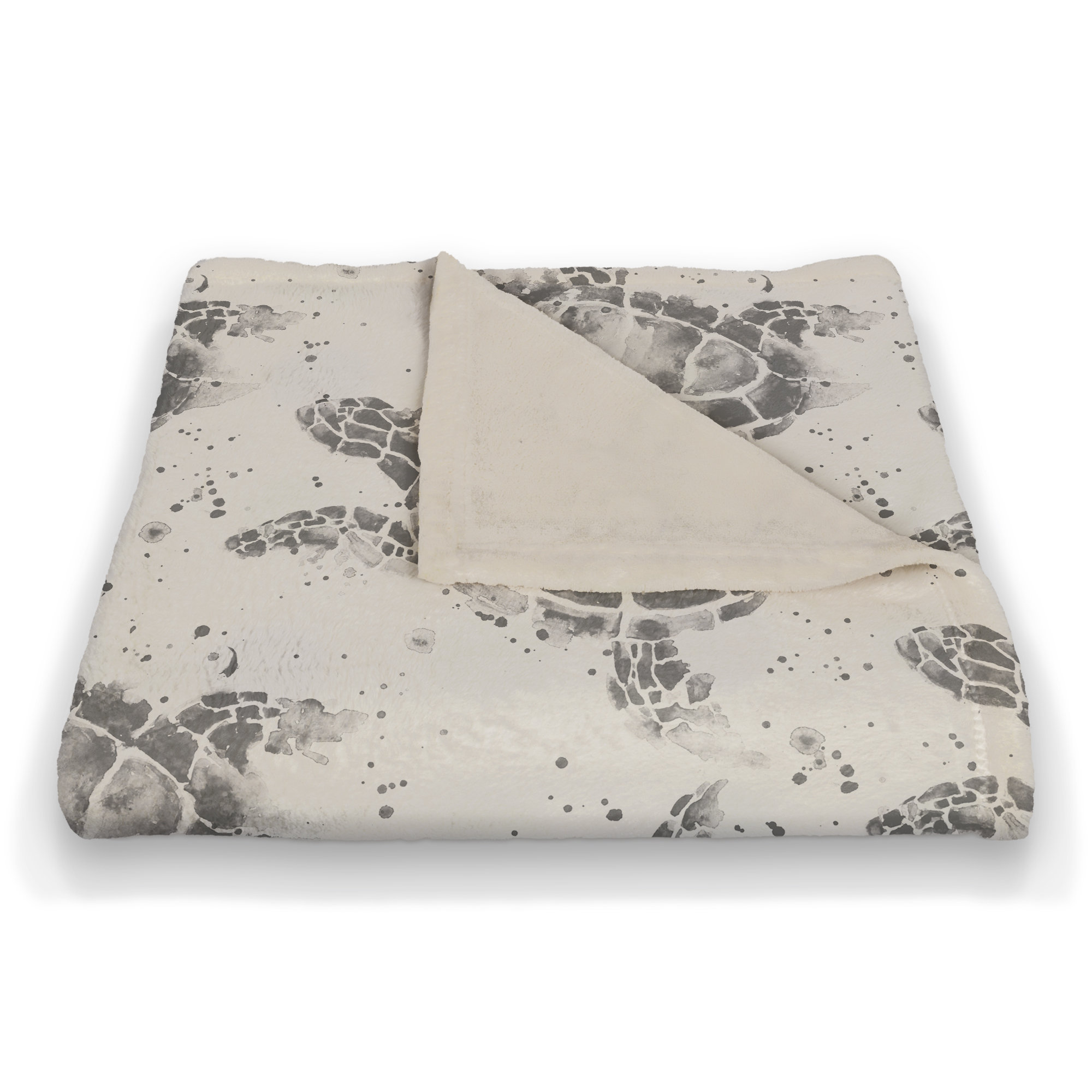 Designs Direct Creative Group Splatter Sea Turtle Throw | Wayfair