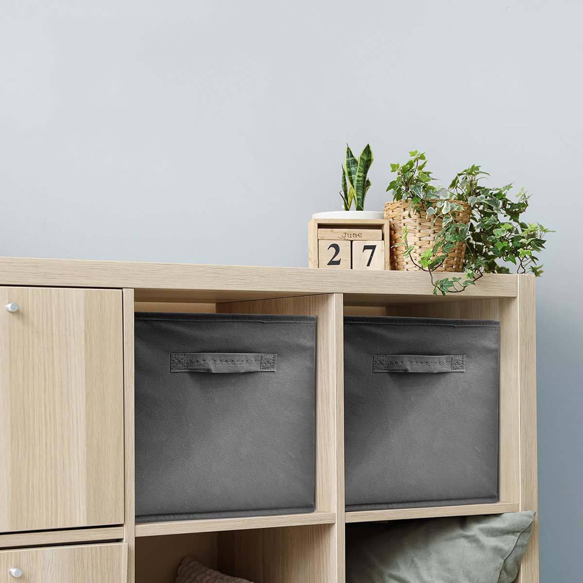 KINOFO Cube Storage Bins (12 Pack) | Cube Organizer Bins | 11X11 Fabric ...