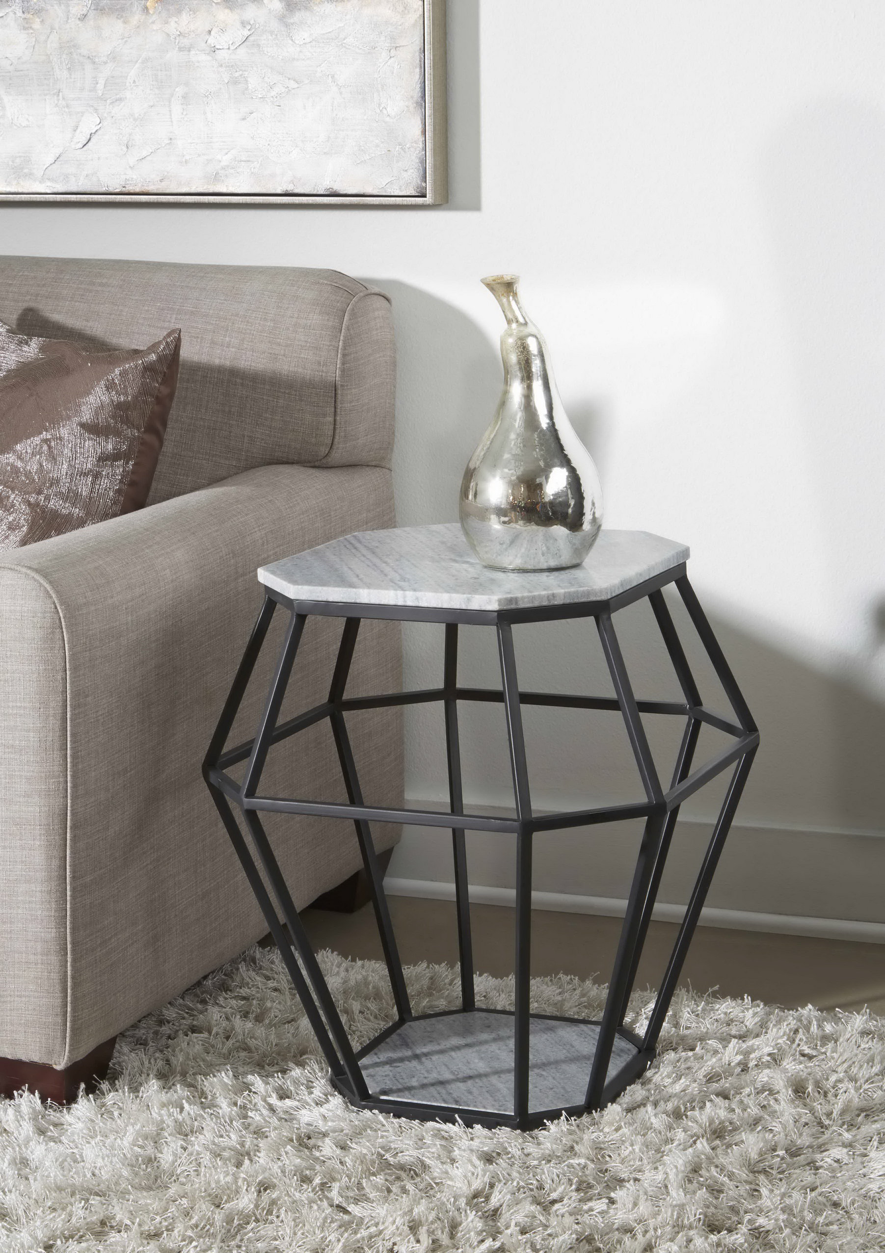 Ivy Bronx Mystras End Table & Reviews | Wayfair