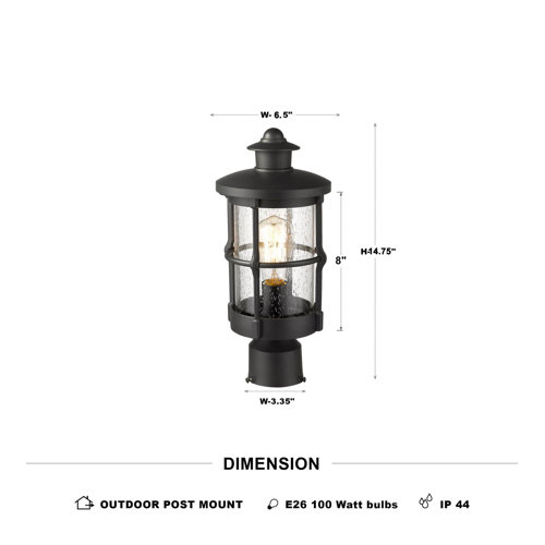 Wayfair | Cylinder Post Lights You'll Love in 2023