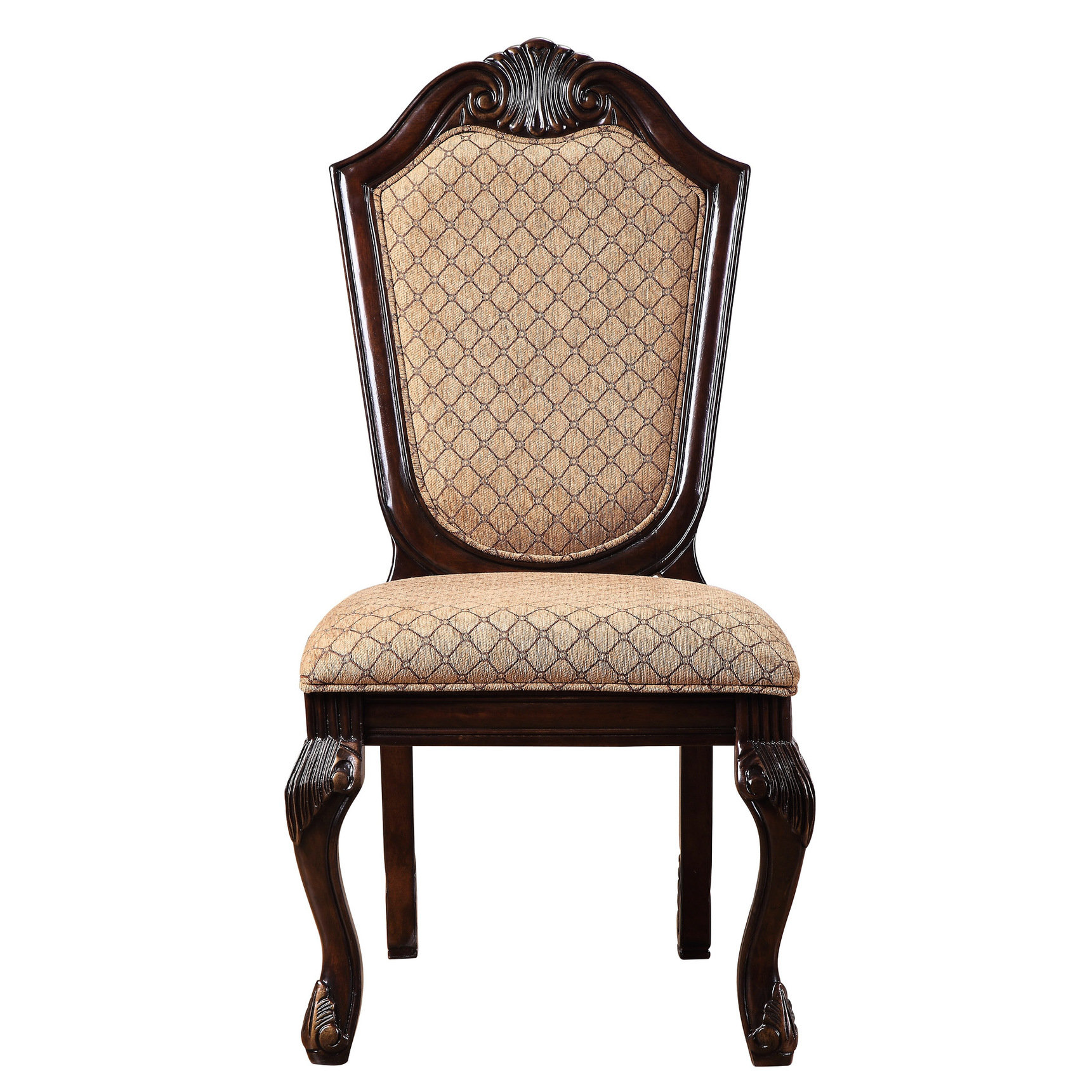 TUOXIN De Fabric Side Chairs (2) - Color Armless Padded Seat & Back ...