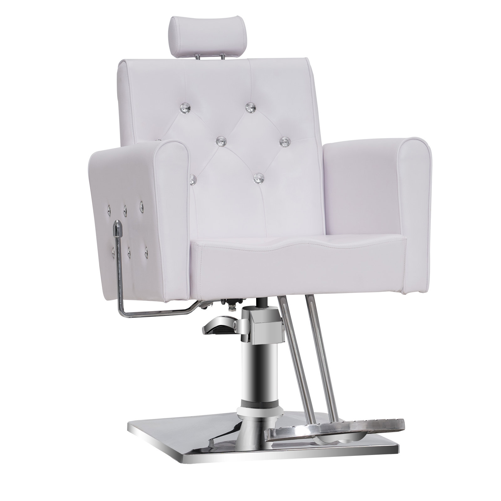 Symple Stuff Hartnett Barber Chair with Metal Frame, Swivel Salon Chair ...
