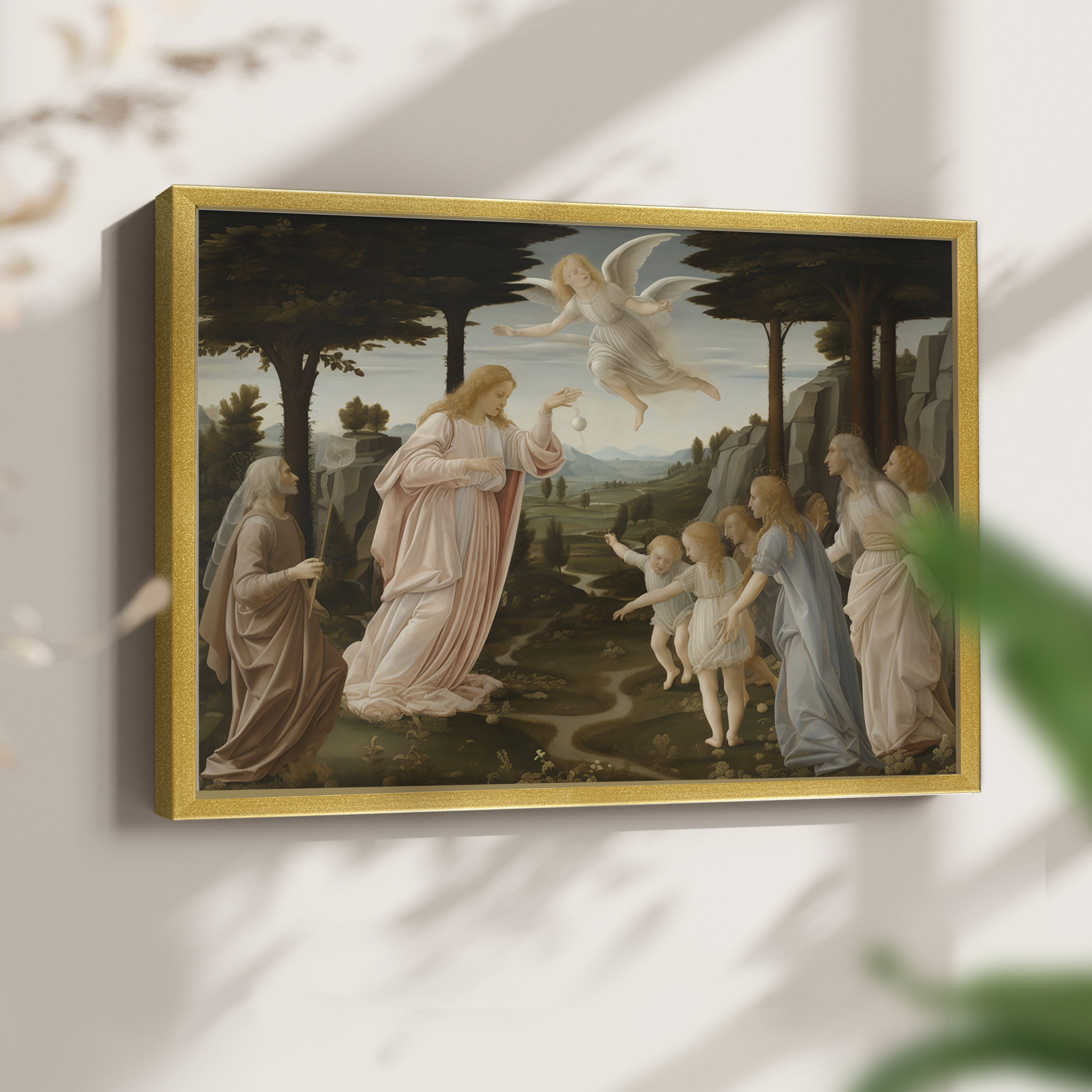 Charlton Home® Angels From Above-LXXXIII -Framed Print - Restickable ...