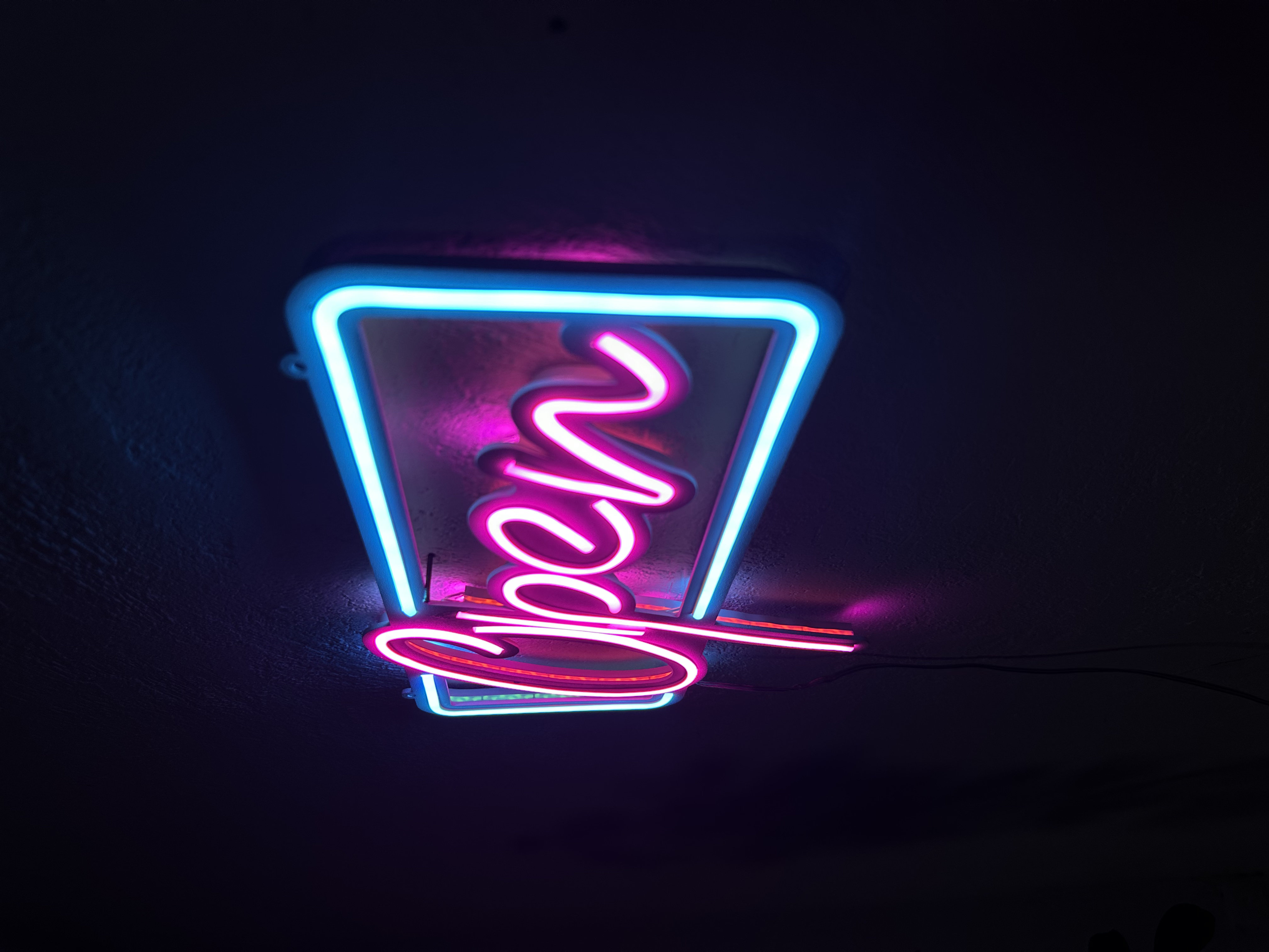 Trinx Open Metal Neon Sign, Neon Wall Sign, Neon Door Sign, Entryway ...