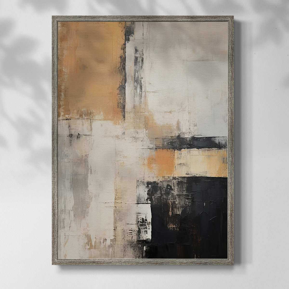 Brayden Studio® ABSTRACT Series CCCLXXII Framed Print - Solid Wood ...