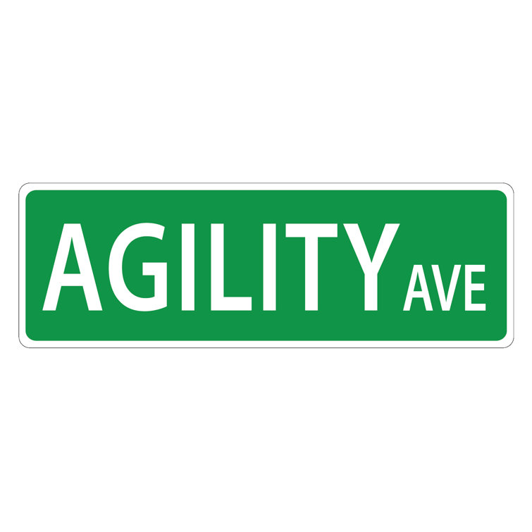 Imagine This Company Agility Street Sign - Wayfair Canada