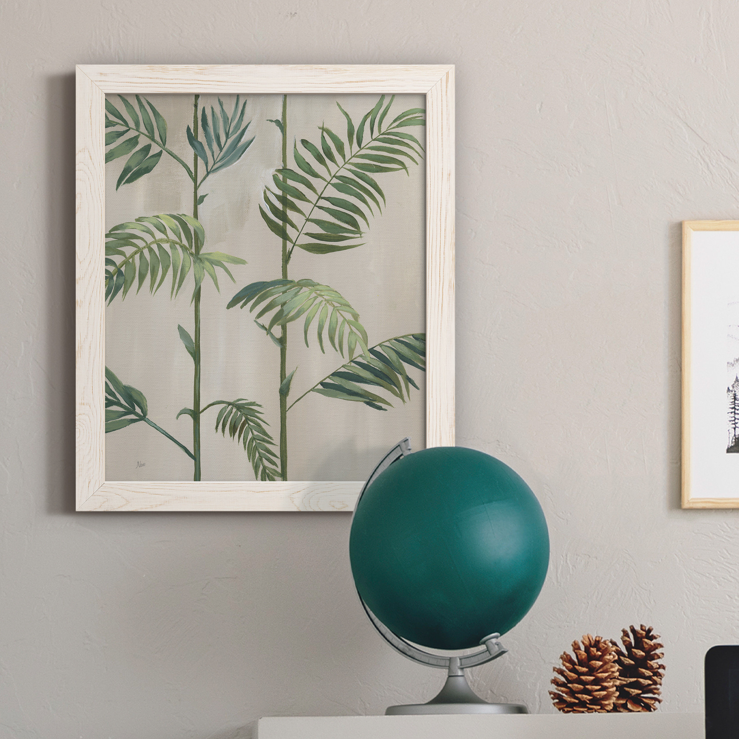 Bay Isle Home™ Modern Fronds I - Picture Frame Print on Canvas ...