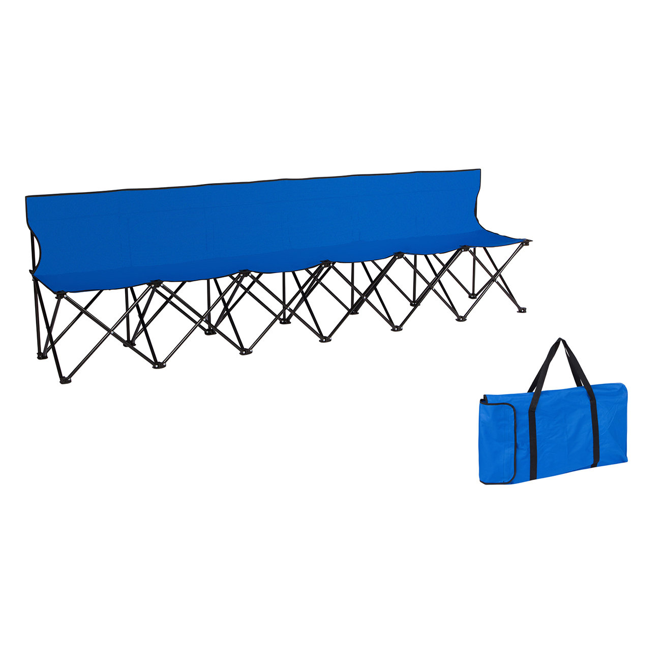 Trademark Innovations Portable Folding Camping Bench | Wayfair