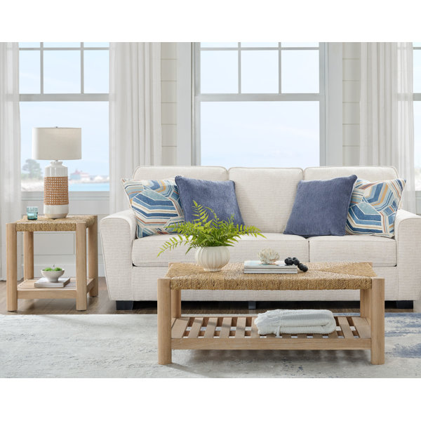 Birch Lane™ Lana Woven Living Room Tables Set With Rectangular End ...