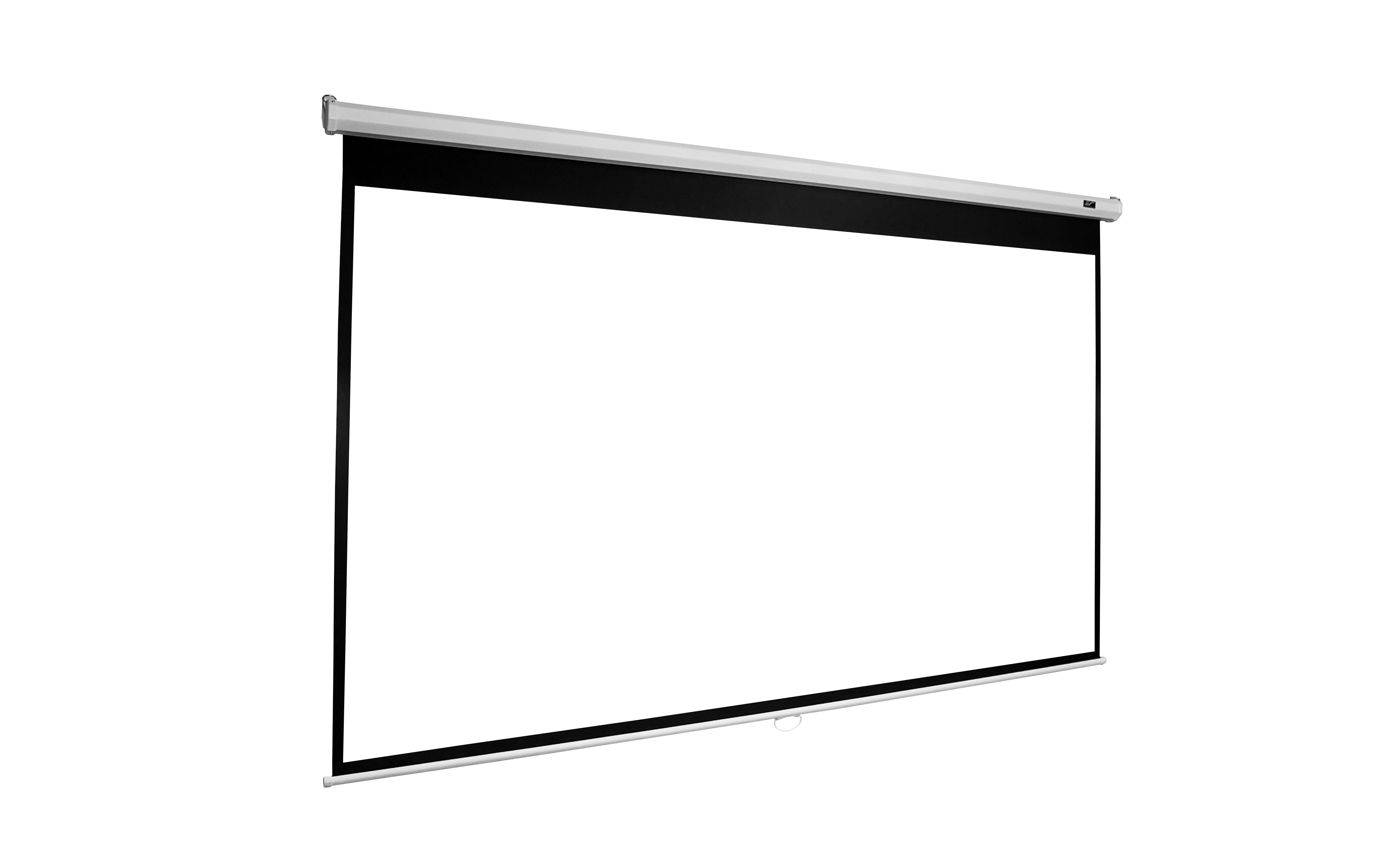 Elite Screens Manual B Series 80" diag. 16:9 white case Wall/ Ceiling ...