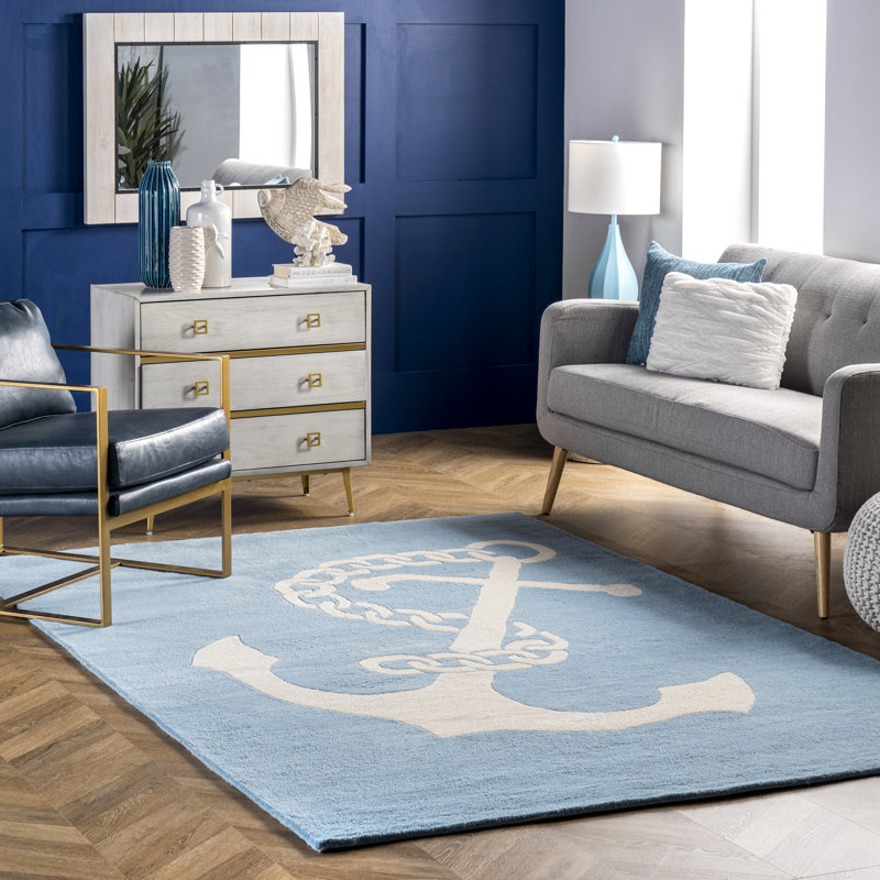 Longshore Tides Mather Hand Tufted Wool Rug & Reviews | Wayfair