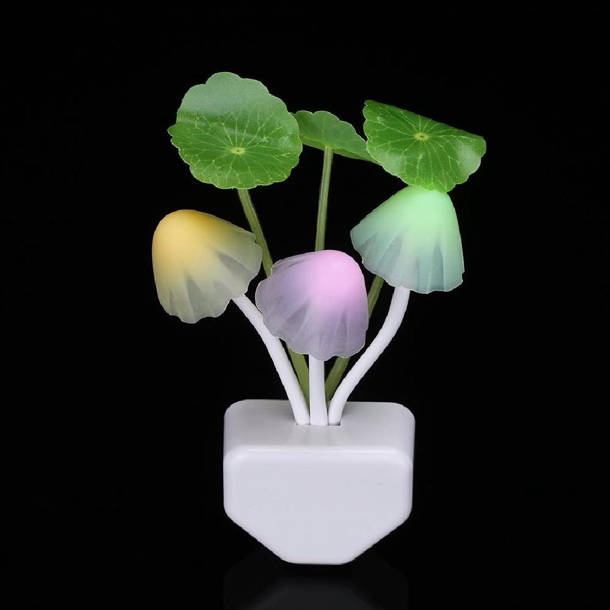 menggutong Plug-In LED Mushroom Night Light | Wayfair