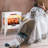Ebern Designs Electric Fireplace Stove, 24" Freestanding Electric ...