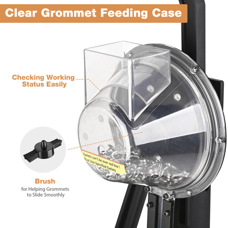 Yescom Semi-automatic Hand-pressed Grommet Machine | Wayfair