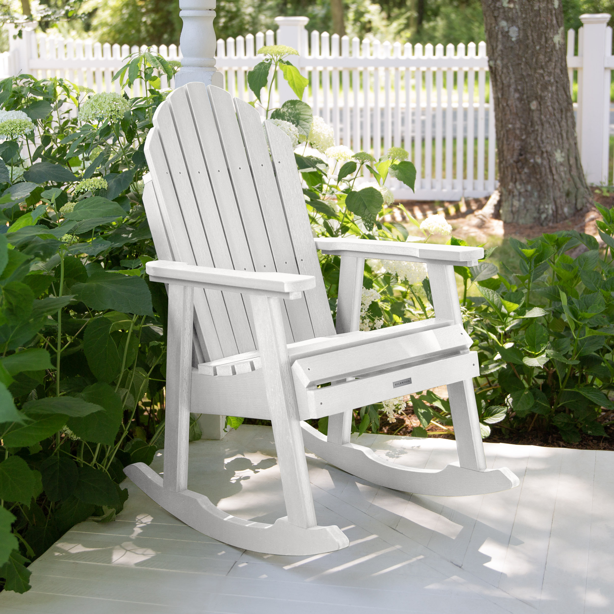 Highwood USA Hamilton Recycled Plastic Adirondack Rocking Chair ...