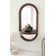 Birch Lane™ Meliora Wood Framed Capsule Mirror with Shelf & Reviews ...