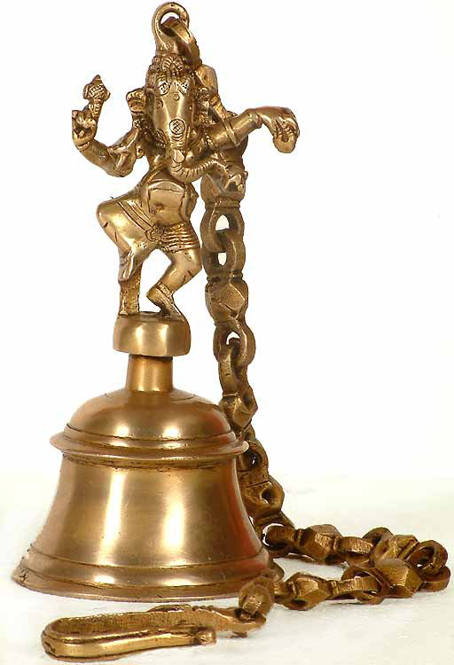 Exotic India Cloche de temple suspendue Ganesha - Wayfair Canada