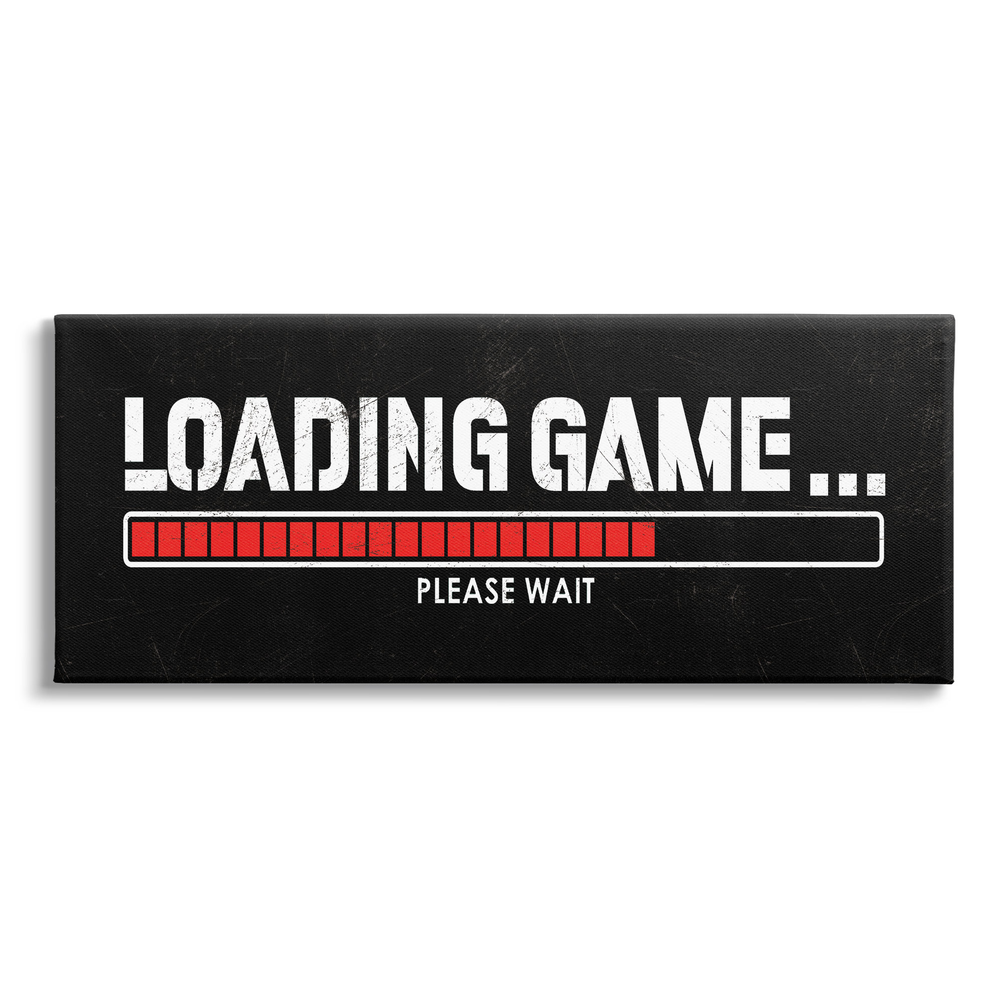 Trinx Loading Game Phrase On Canvas by Masey St. Studios Print | Wayfair